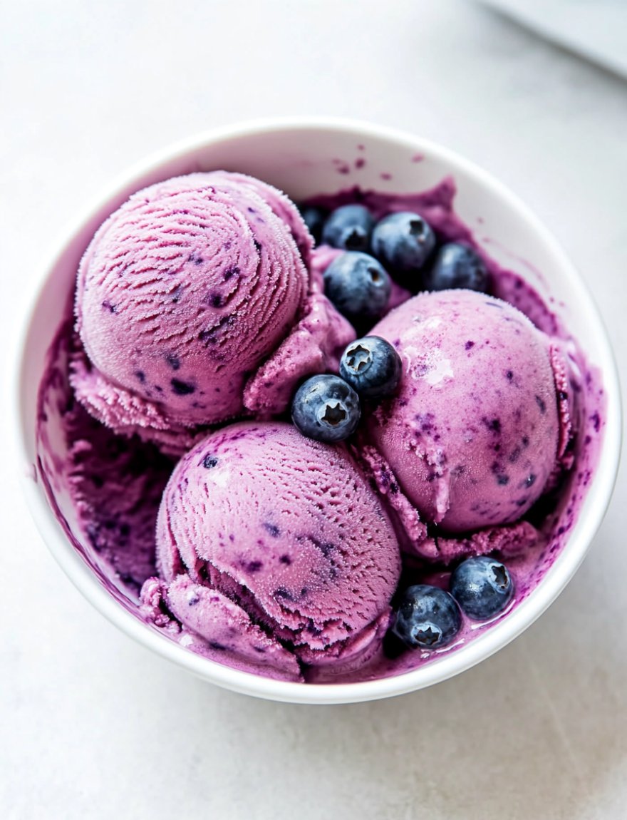 Easy Ninja Creami Blueberry Ice Cream Recipe